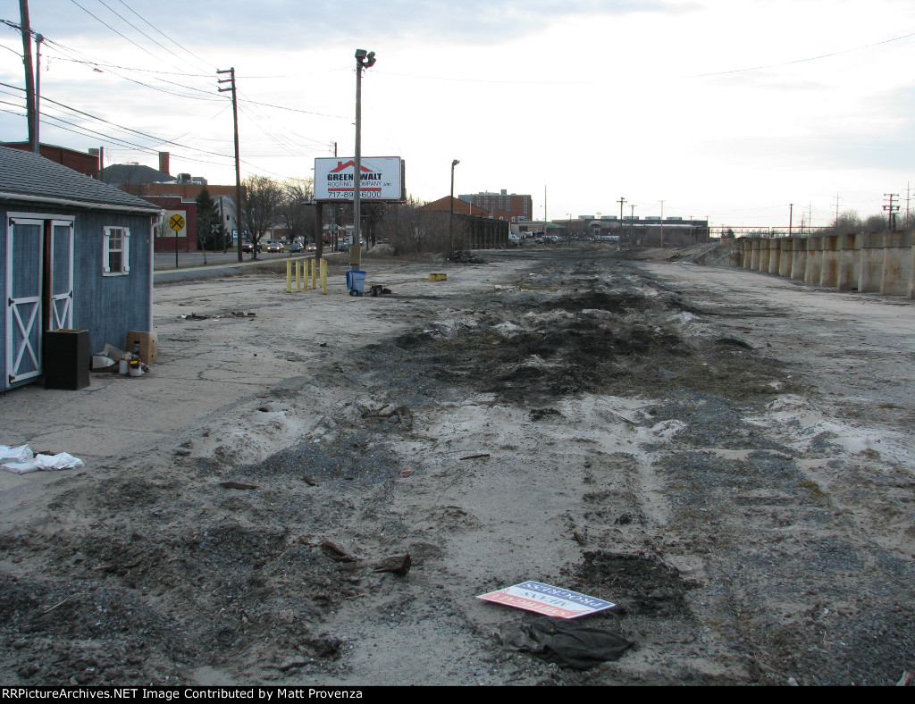 Dillerville Yard Locomotive tracks removed